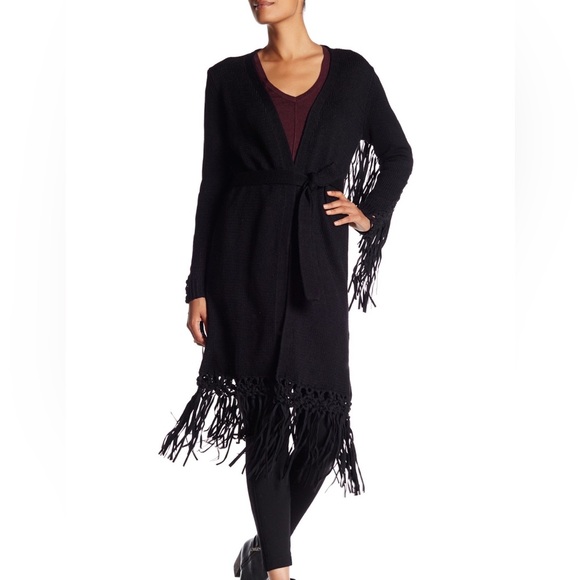 Haute Hippie | Sweaters | Haute Hippie The Engram Faux Suede Fringe ...